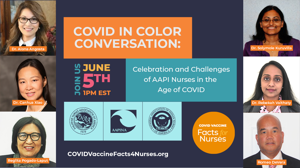 Register for Our First COVID in Color Conversation | AAPINA